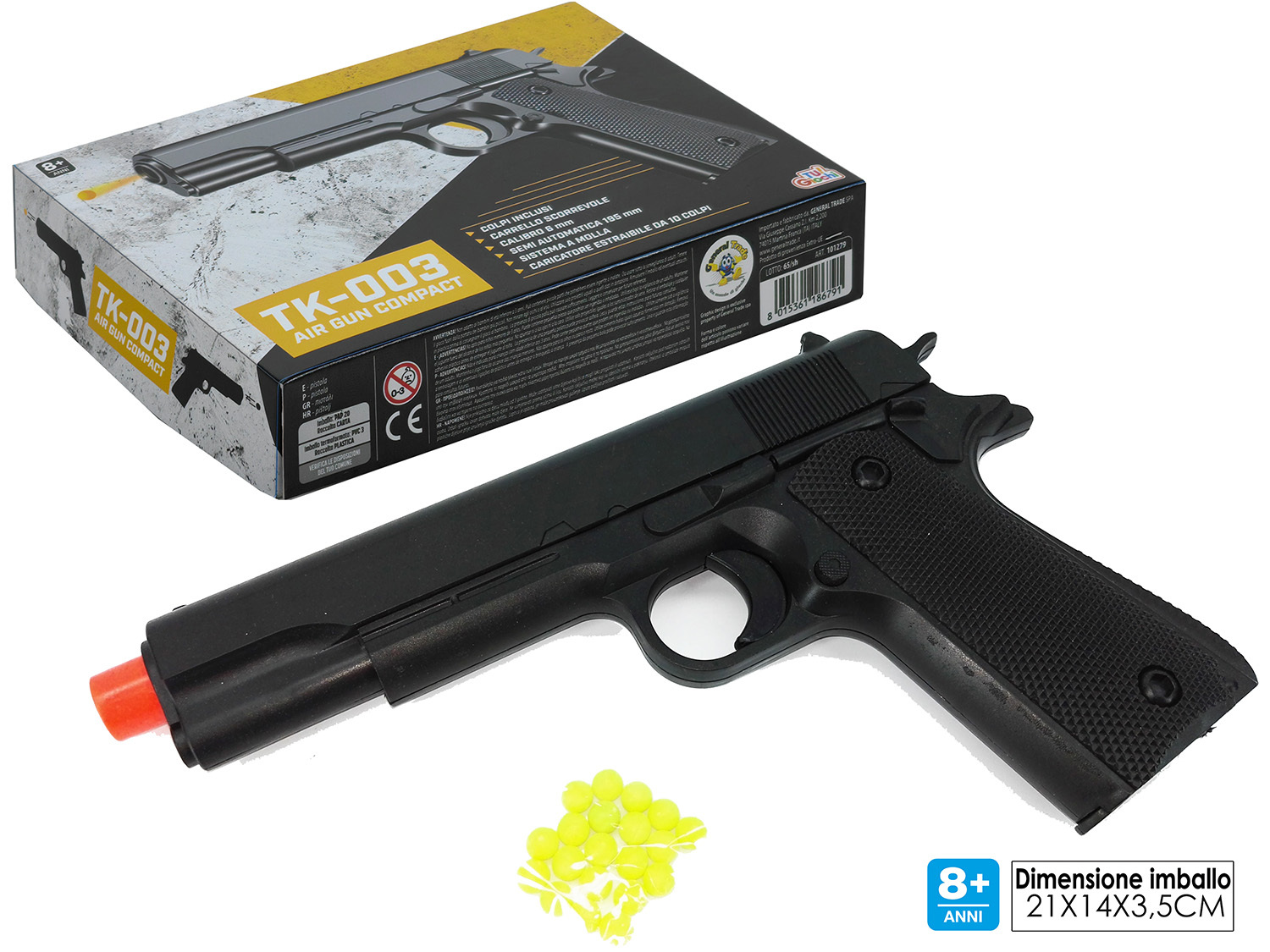 PISTOLA TK-003 101279 GENERAL - TitanToys SHOP